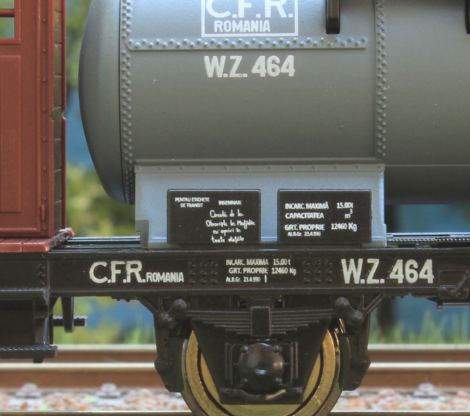 Tank wagon, CFR, H0 scale (1:87)